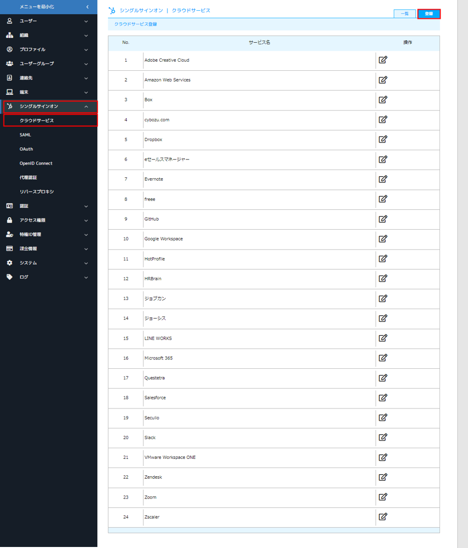 クラウドサービス – Secioss Help Center